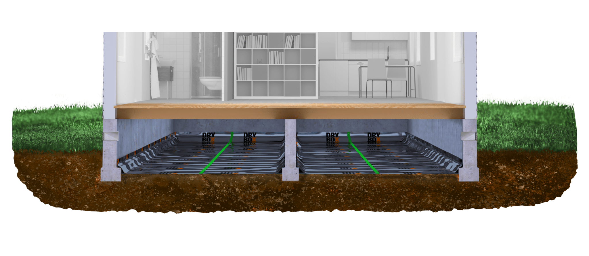 Tilläggsisolera krypgrunden för energibesparing och fuktsäkring med ...